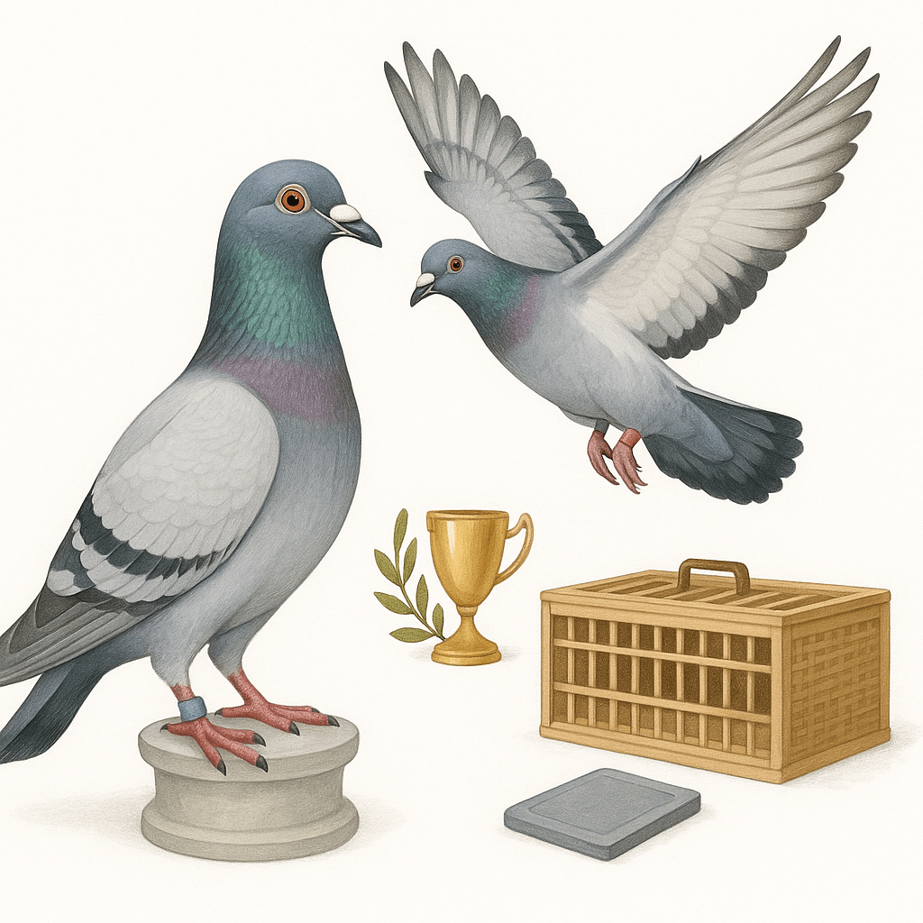 Pigeon Voyageur et Olympiades Colombophiles - Quand la Beauté Rencontre ...